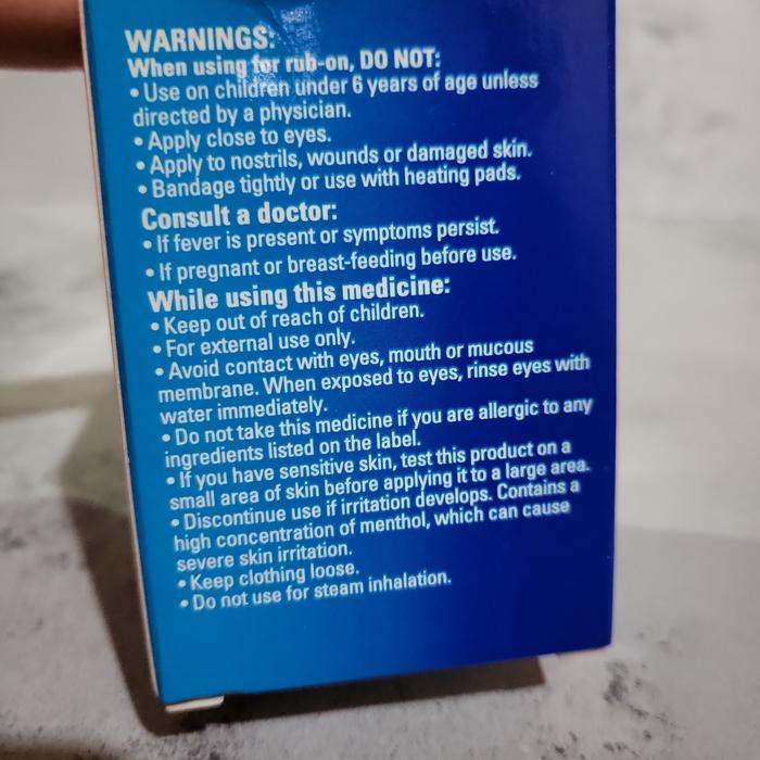 Jual Vicks Vaporub Xtra Strong Vaporizing Ointment Di Seller Velvet ...