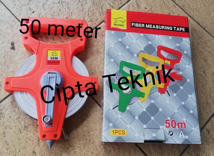 Jual Meteran Tancap 50 Meter - Meteran roll 50meter - Meteran tanah 50 ...