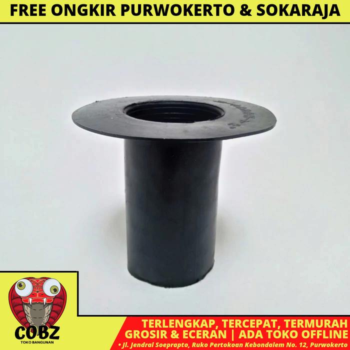 Jual 2 IN / NM Torong Corong Pipa Karpet Talang Air Karet Hitam - Kab ...