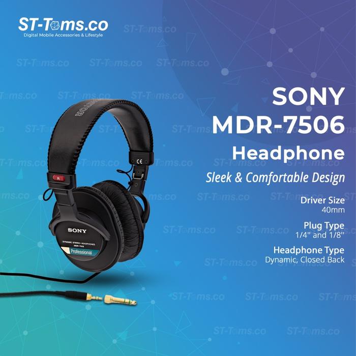 Promo Sony MDR7506 / MDR-7506 Stereo Professional Headphones Cicil 0% 3x - Jakarta Utara - ST ...