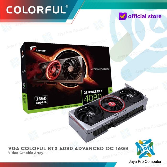 Promo VGA Colorful iGame Geforce RTX 4080 Advanced OC-V 16GB GDDR6X ...