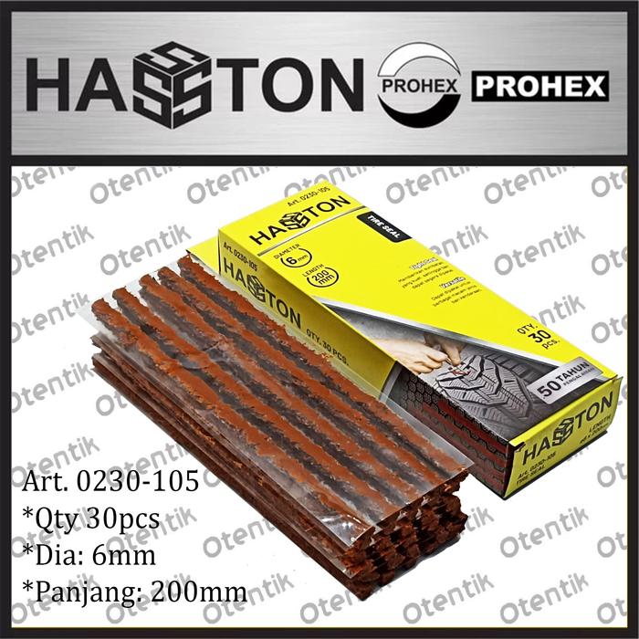 Jual HASSTON ISI TAMBAL BAN 30PCS REFIL LEM CACING TAMBEL BAN BOCOR 30 ...
