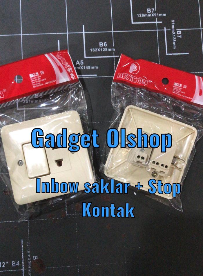 Jual Inbow saklar+stop kontak/inbow dwifungsi/IB saklar murah/inbow ...