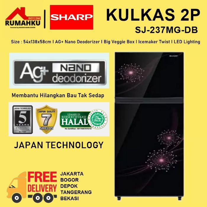 Jual KULKAS SHARP 2 PINTU - LEMARI ES 2 PINTU - SHARP 237MG - SHARP - Kab. Bogor - Rumahkudotcom ...