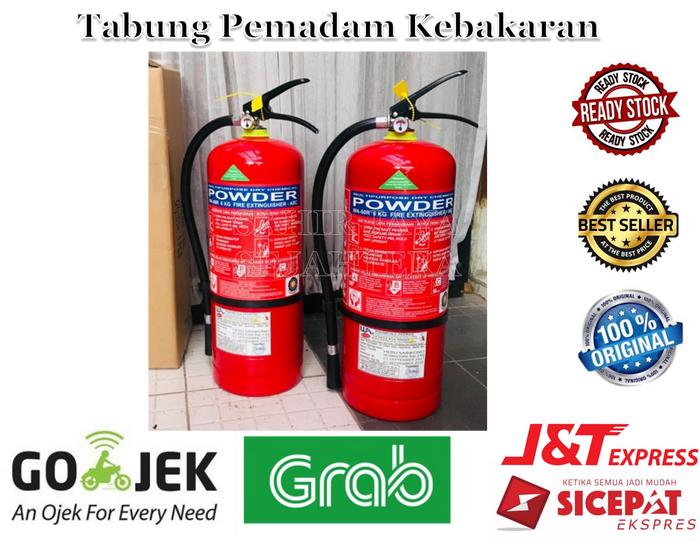 Jual Harga 1 Set Tabung apar 6kg Powder / Tabung Pemadam kebakaran 6Kg ...