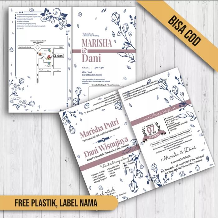 Jual Undangan, Undangan Pernikahan, Undangan viral, Cetak Undangan ...
