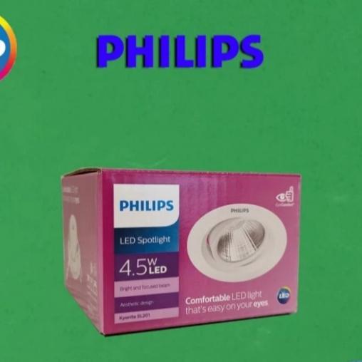 Jual Led spotlight KYANITE SL201 070 4,5 watt WH ID PHILIPS - 4000K ...