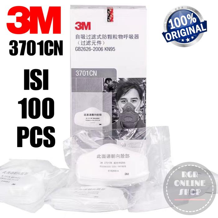 Jual Refill Filter Cotton 3M 3701CN KN95 Masker 3200/3700 BOX 100 PCS - Jakarta Utara - RGR ...