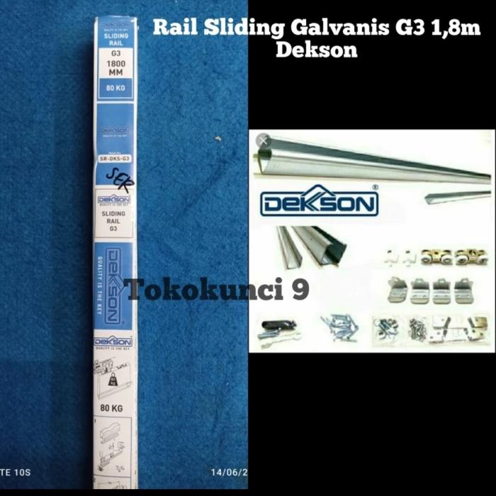 Jual Rel Sliding Dekkson G3 Rail Dekson 1,8m - Jakarta Pusat - Kunci 9 ...