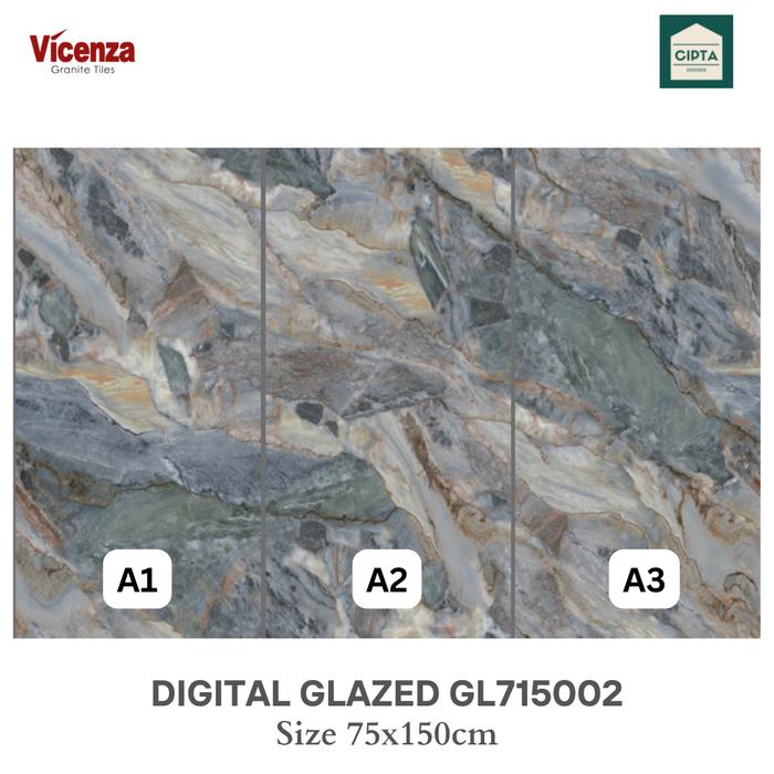 Jual Granite Tile Vicenza 75x150cm Digital Glazed Lantai/ Dinding ...