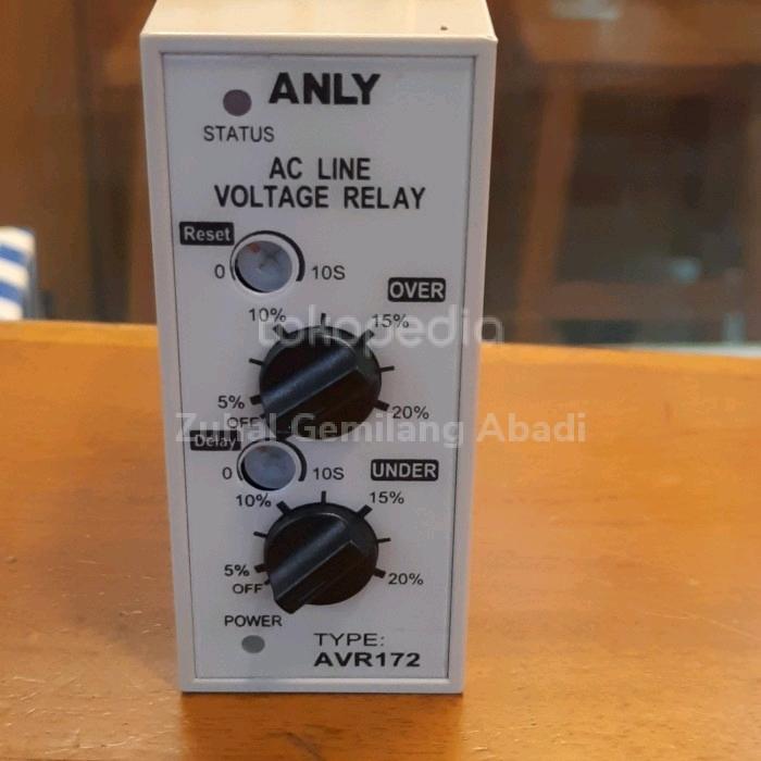 Jual AVR172 8S (380Vac) PHASE AND VOLTAGE PROTECTION RELAY, ANLY ...