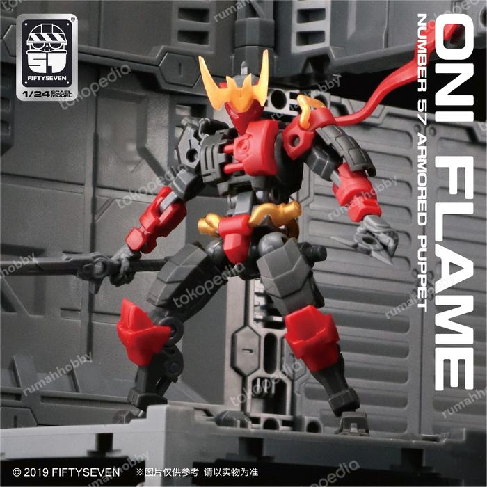 Jual 1/24 Number 57 Armored Puppet Oni Flame Fiftyseven Di Seller ...