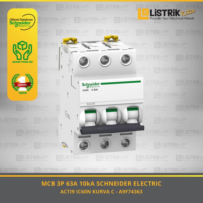 Promo MCB SCHNEIDER iC60N 3P 50A 6kA/10kA C - A9F74350 Cicil 0% 3x - Jakarta Timur - MGSSHOP ...