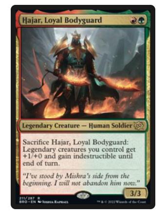 Jual Hajar, Loyal Bodyguard MTG | BRO | Magic the gathering - Kota ...