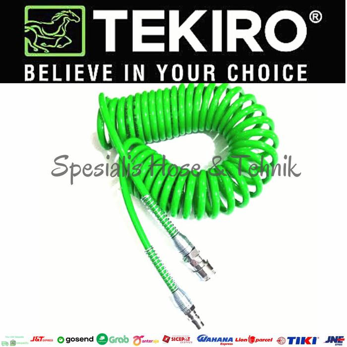 Jual SELANG ANGIN KOMPRESOR RECOIL TEKIRO 8 MM PANJANG 12 METER ...