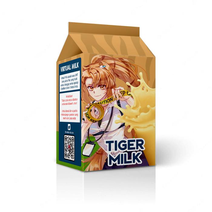 Promo Papercraft Kotak Susu : Nara Haramaung Nijisanji - Tiger Milk ...
