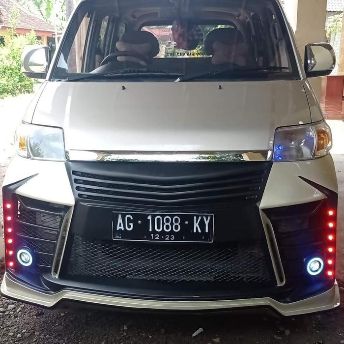 Jual bodykit lips APV custom bemper depan plus cat dan LED - Kab ...