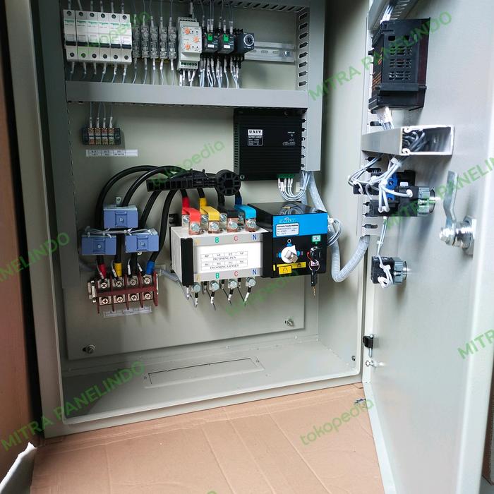 Jual PANEL OTOMATIS GENSET ATS 80KVA COS MOTORIZED 125A - Kab ...