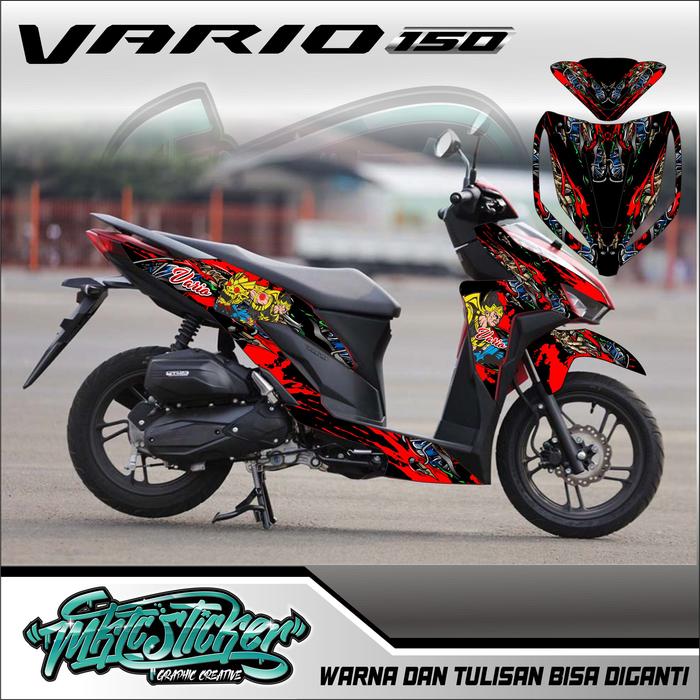 Jual STICKER DECAL FULL BODY VARIO 150/125 GAMBAR GATOTKACA WAYANG ...