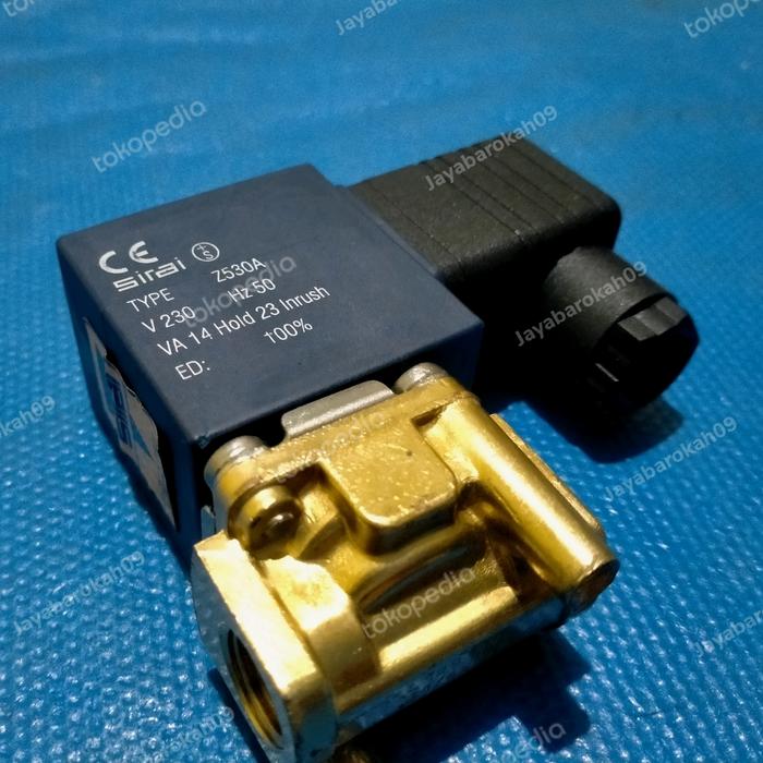 Jual solenoid valve SIRAI Z30A L129 B22 DRAT 1/4" 230VAC - Kota ...