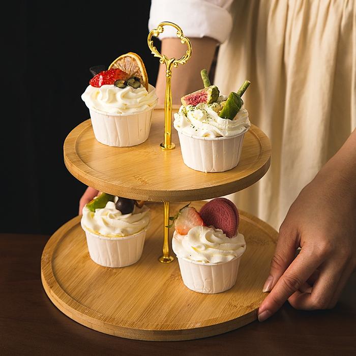 Jual Bamboo Wood Cake Tier / Tatakan Kue Susun / Tray Tatakan ...