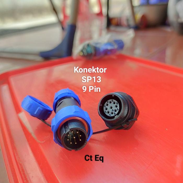 Jual Konektor SP13 9 Pin Plug n Socket IP68 Panel Mount konektor Steker ...