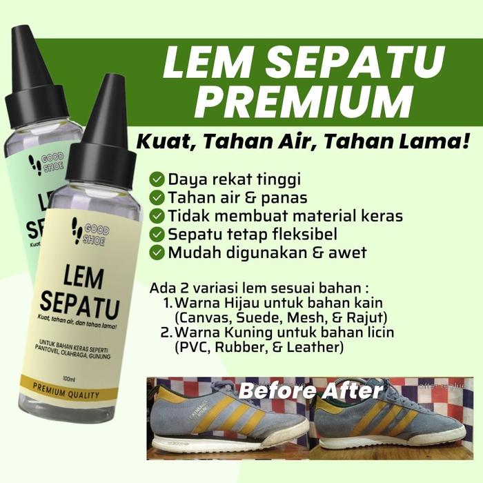 Jual Lem Sepatu Super Kuat Kulit Perekat Shoes Adhesive canvas suede ...