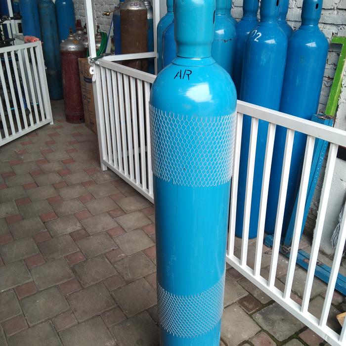 Jual Tabung Argon 6m3 baru untuk las tig / mig Argon stainless ...