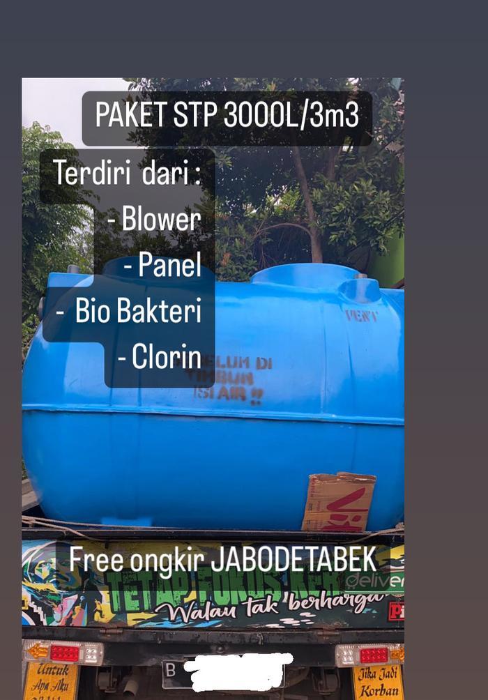 Jual Septic Tank STP 3000L/Tangki septic tank 3m3/Bio septic tank stp ...