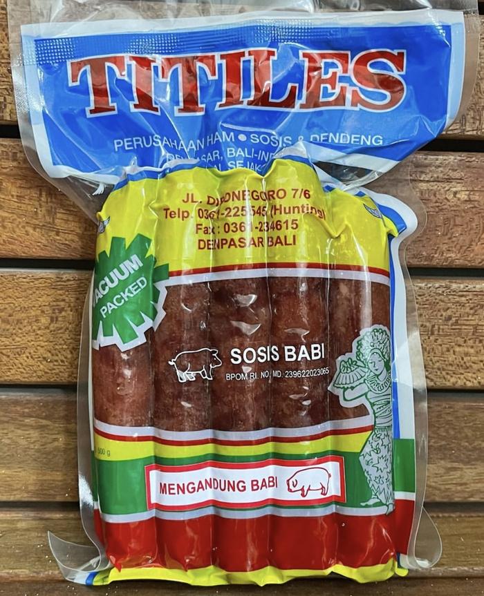 Jual Sosis/Lapchiong Babi Titiles (Free Packing + Bubble Wrap) - Kota ...