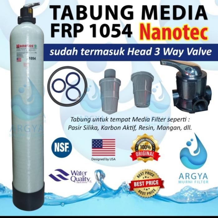Jual Tabung filter frp 10" x 54" manual filter 3 way tabung untuk ...