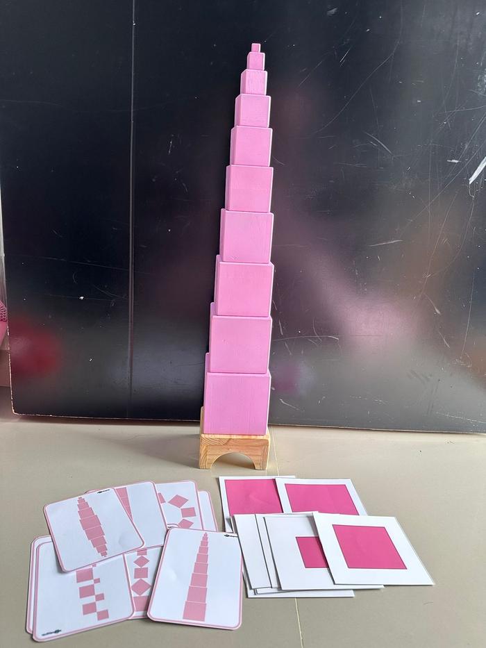 Jual Pink tower montessori dan printable dan tatakan - Kab. Jombang ...