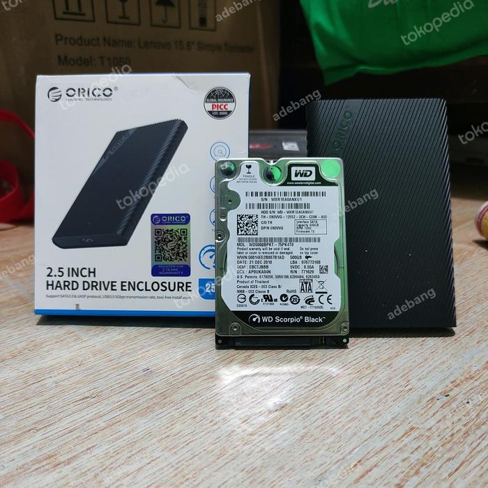 Jual Hardisk Second Laptop + Casing Orico Free Driverpack Aplikasi ...