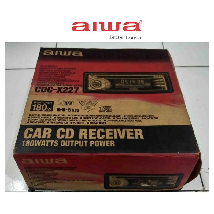 Jual Aiwa CDC-X277 Headunit Single Din CD AUX Audio 180Watts H-BASS - Kab. Magelang - Juro Audio ...