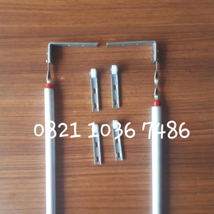 Promo Rel vertikal uk.40cm || rel jendela sliding vertikal - Kota ...