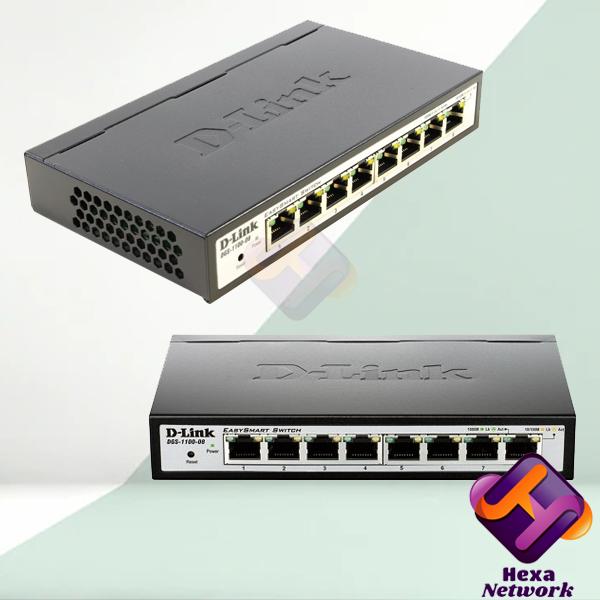 Jual D-Link DGS-1100-08 8-Port Gigabit Smart Managed Switch - Jakarta ...