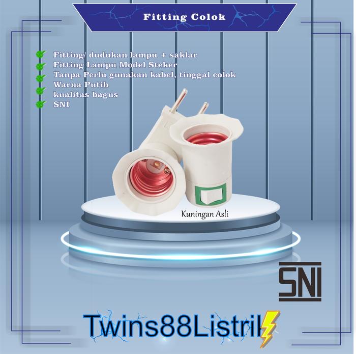 Jual fitting colok / Fitting Colok Lampu - Kota Surabaya ...