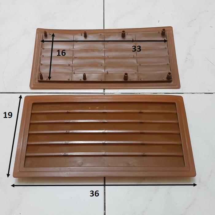 Jual Jalusi PVC / Ventilasi / penutup lubang pintu kamar mandi toilet ...