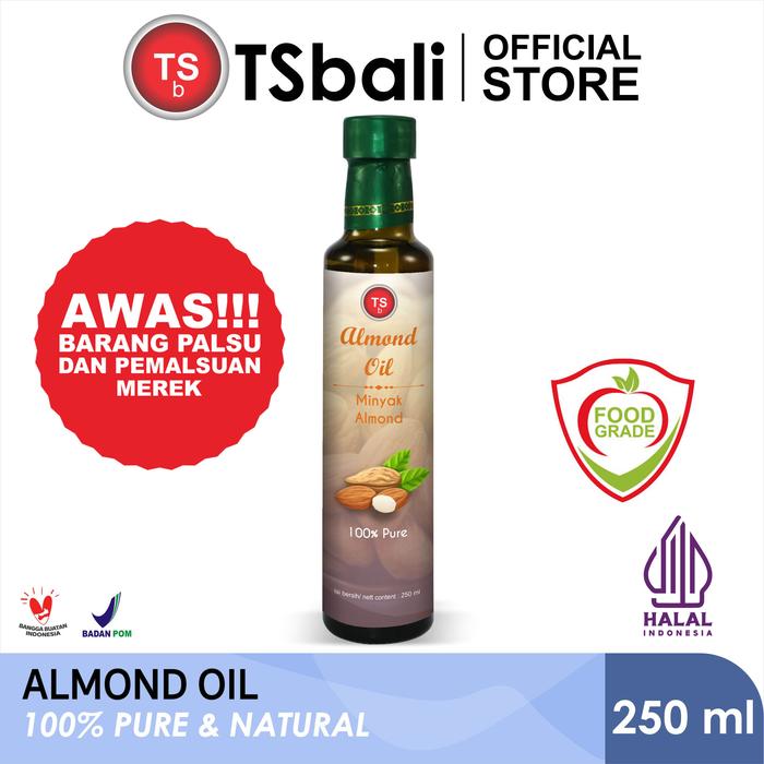 Jual TSb Almond Oil - Minyak Almond 250ml Cold Pressed Unrefined Food ...