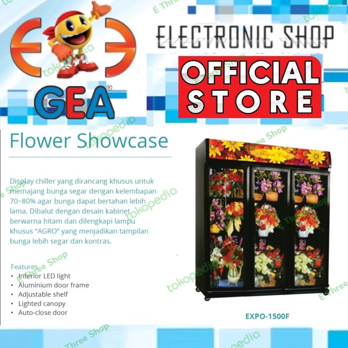 Promo GEA EXPO 1500F - EXPO1500F - FLOWER SHOWCASE 3 PINTU - PROMO ...