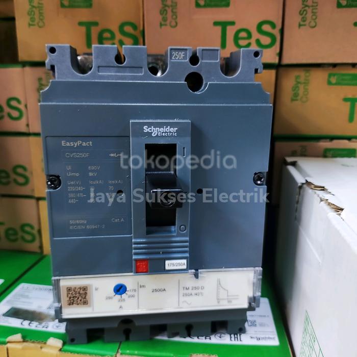 Jual MCCB CVS250F 3P 250A 36KA Adjustable 175-250A Schneider LV525333 - Jakarta Pusat - Jaya ...