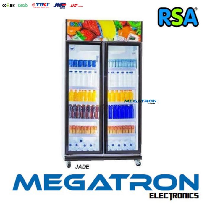 Jual Showcase RSA JADE 2 Pintu Display Cooler Kapasitas 800 Liter ...