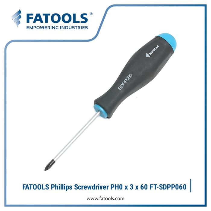 Jual FATOOLS PH#0 Phillips Screwdriver SDPP060 Obeng Plus - Jakarta Pusat - PT Fatools Indonesia ...