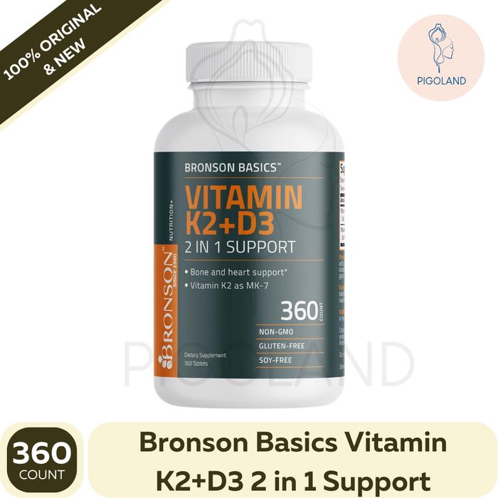 Jual Bronson Basics Vitamin K2 D3 MK7 Basic Immune Booster Imunitas Tulang - Jakarta Timur ...
