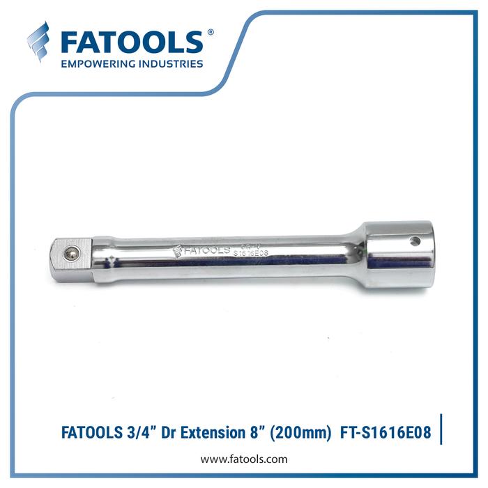 Jual FATOOLS 3/4" Dr Socket Extension 8" S1616E08 Sambungan Sock Gagang ...