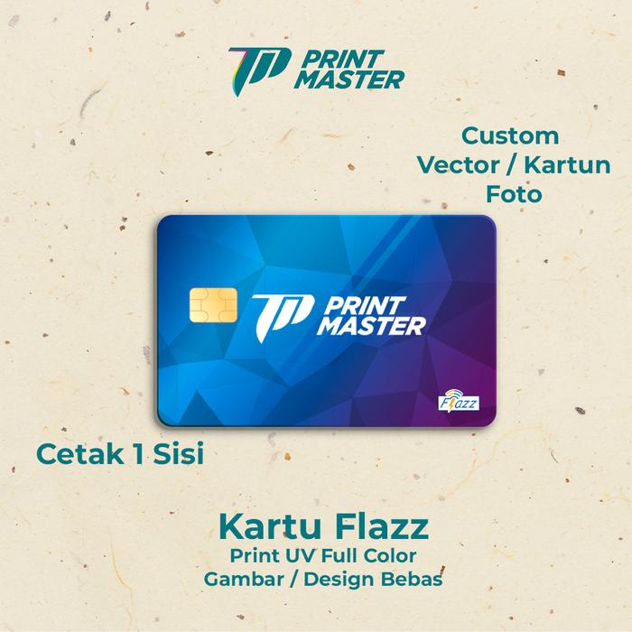 Jual Custom Cetak UV Flazz BCA Gen 2 / 1 Sisi - Kota Tangerang Selatan - printmaster | Tokopedia
