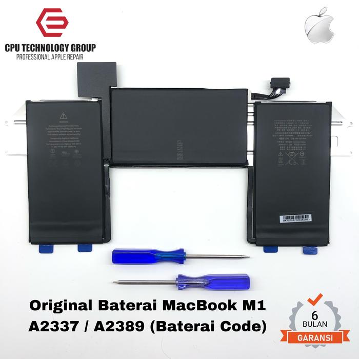 Jual Original Baterai MacBook Air M1 13 inch A2337/A2389 Tahun 2021 ...