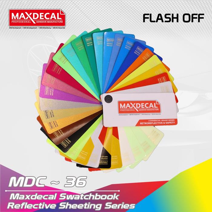 Jual Katalog Maxdecal 3600 Series Reflective Signs Swatchbook Card ...