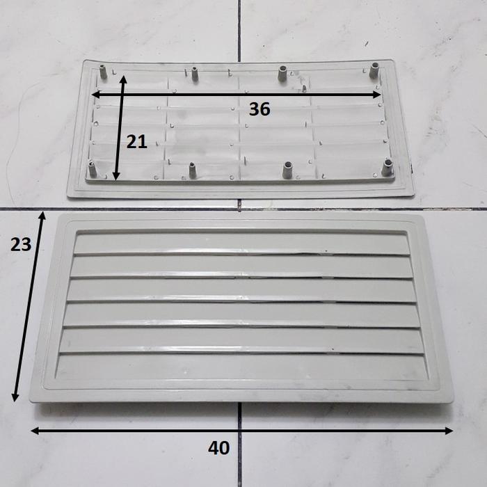Jual Jalusi PVC / Ventilasi / penutup lubang pintu kamar mandi toilet ...