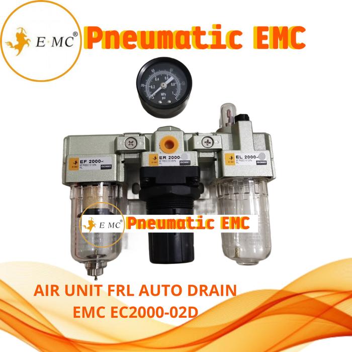 Jual Air Unit FRL EC2000-02D Auto Drain Pneumatic EMC - Jakarta Barat ...